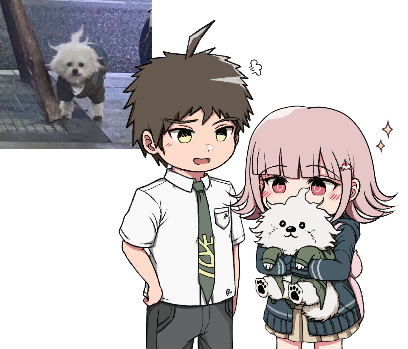 Safebooru - 1boy 1girl ahoge animal animalization black pants blunt ...