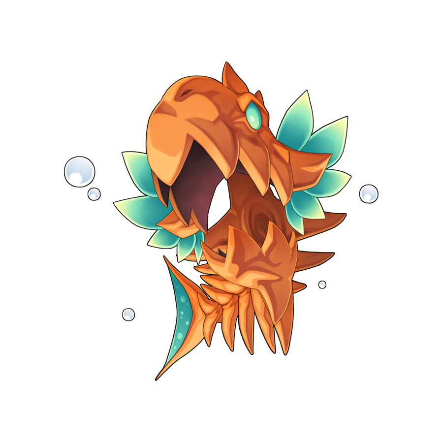 Safebooru - animal focus bubble chibi chibi only coelacanth (ragnarok ...