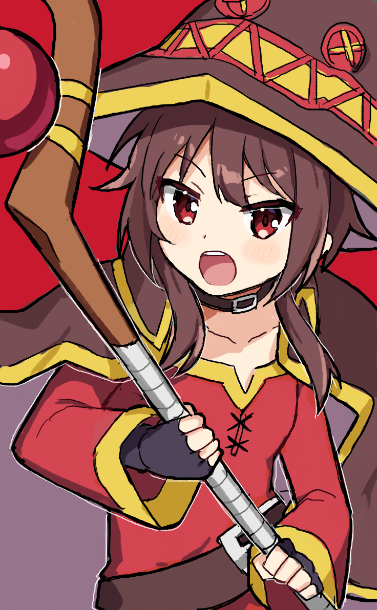Safebooru - 1girl akikan sabago bandages belt black gloves breasts ...