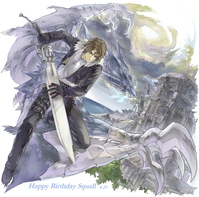 Safebooru - 1boy bahamut (final fantasy) belt black belt black footwear black gloves black ...