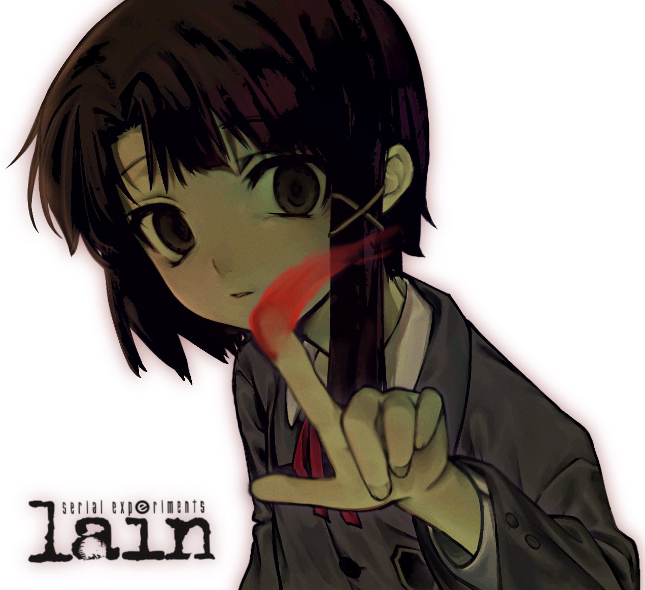 Safebooru - 1girl black jacket brown eyes brown hair copyright name ...