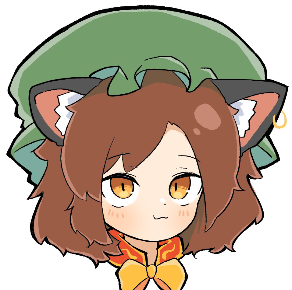 Safebooru - 1girl :3 animal ear fluff animal ear piercing animal ears blush bow bowtie brown ...