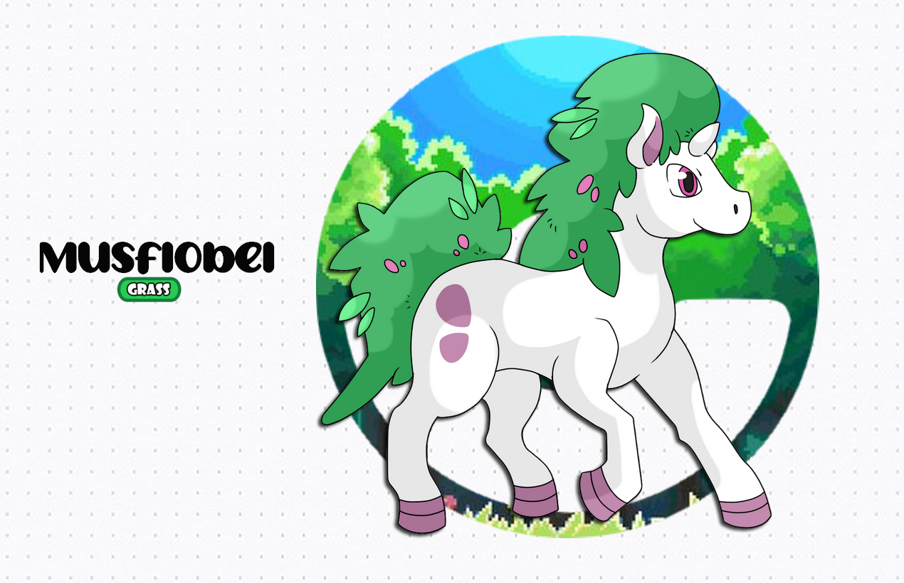 Safebooru - fakemon fakemon (creature) grass horse jhonnyboyarts ...