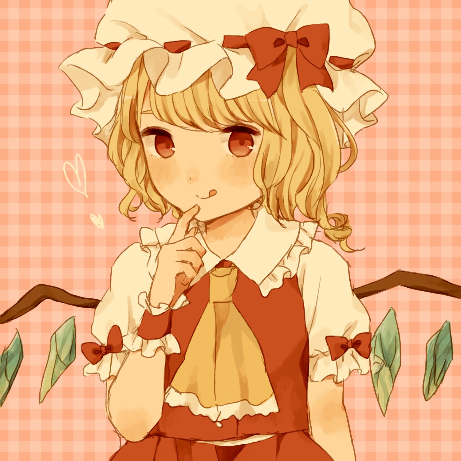 Safebooru - 1girl :q ascot blonde hair bow closed mouth collared shirt ...