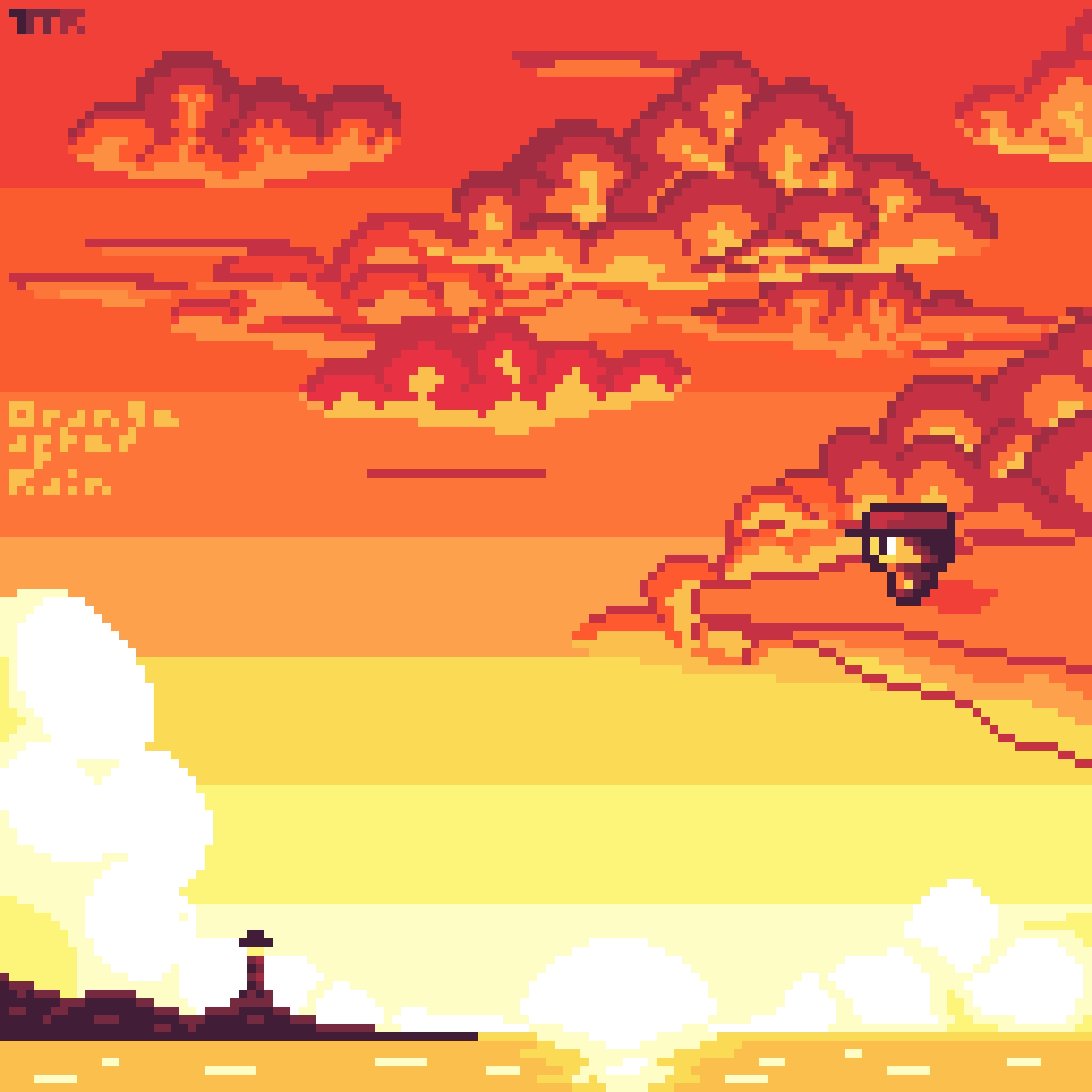 Safebooru - 1boy building clouds cloudy sky day highres morning ocean ...