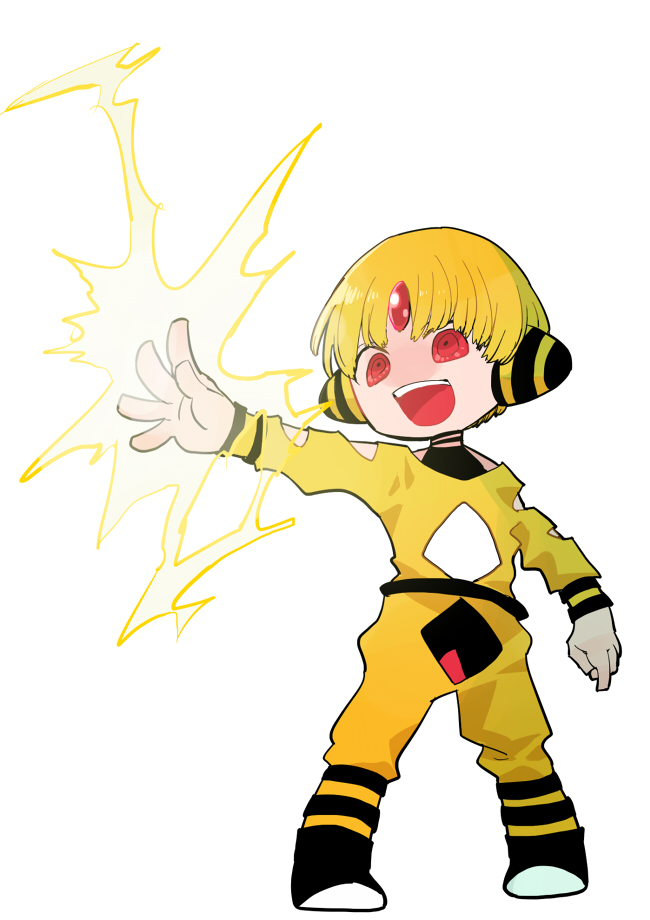 Safebooru - 1boy ampharos atomic15 electricity electrokinesis forehead ...