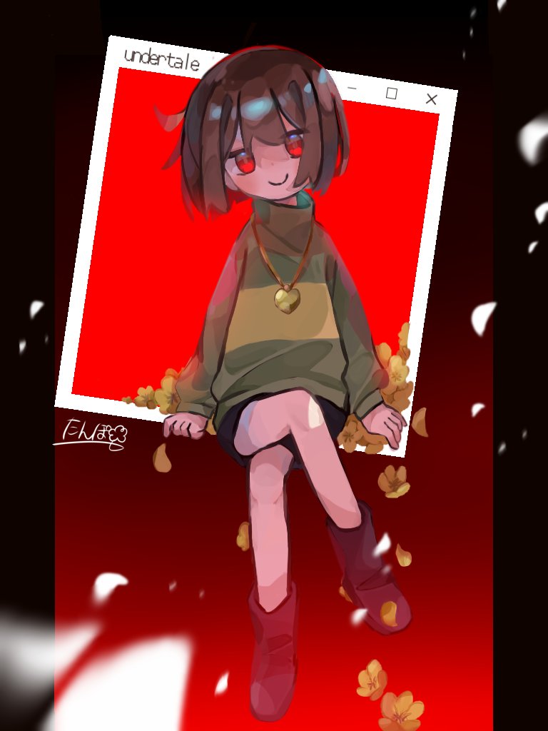 Safebooru - 1other ahoge black shorts brown hair buttercup (flower ...