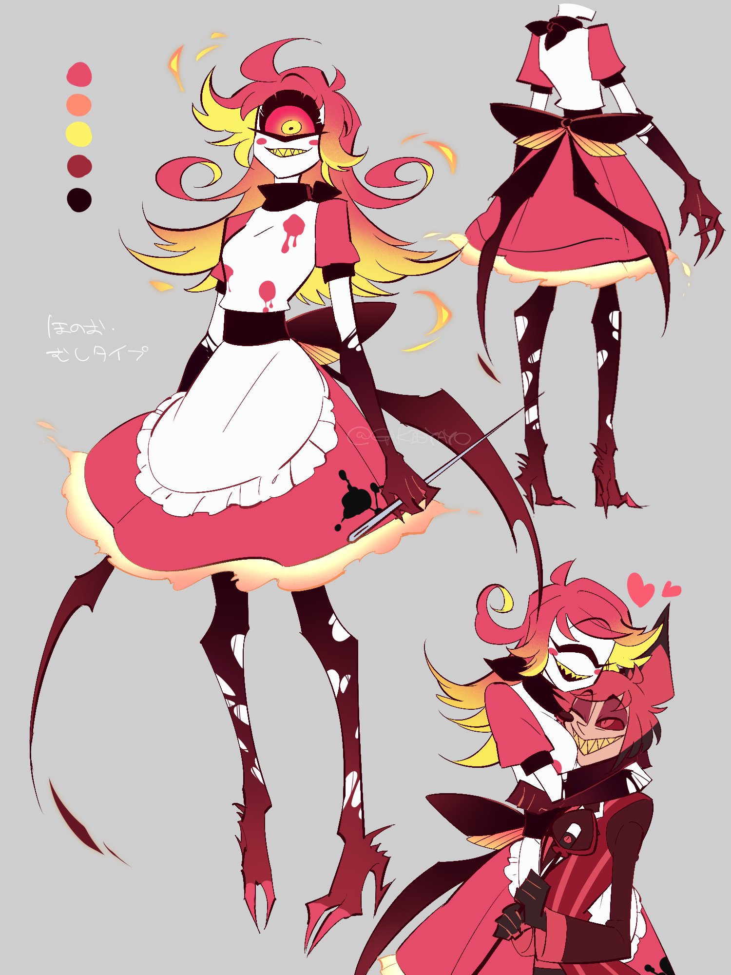 Safebooru - 1boy 1girl aged up alastor (hazbin hotel) black hair closed ...