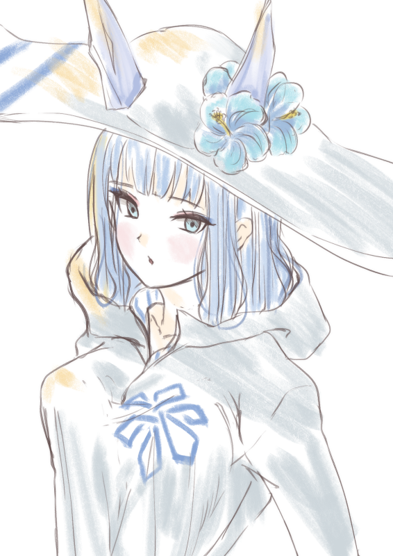 Safebooru - 1girl blue eyes blue flower blue hair breasts fire emblem fire emblem heroes flower ...