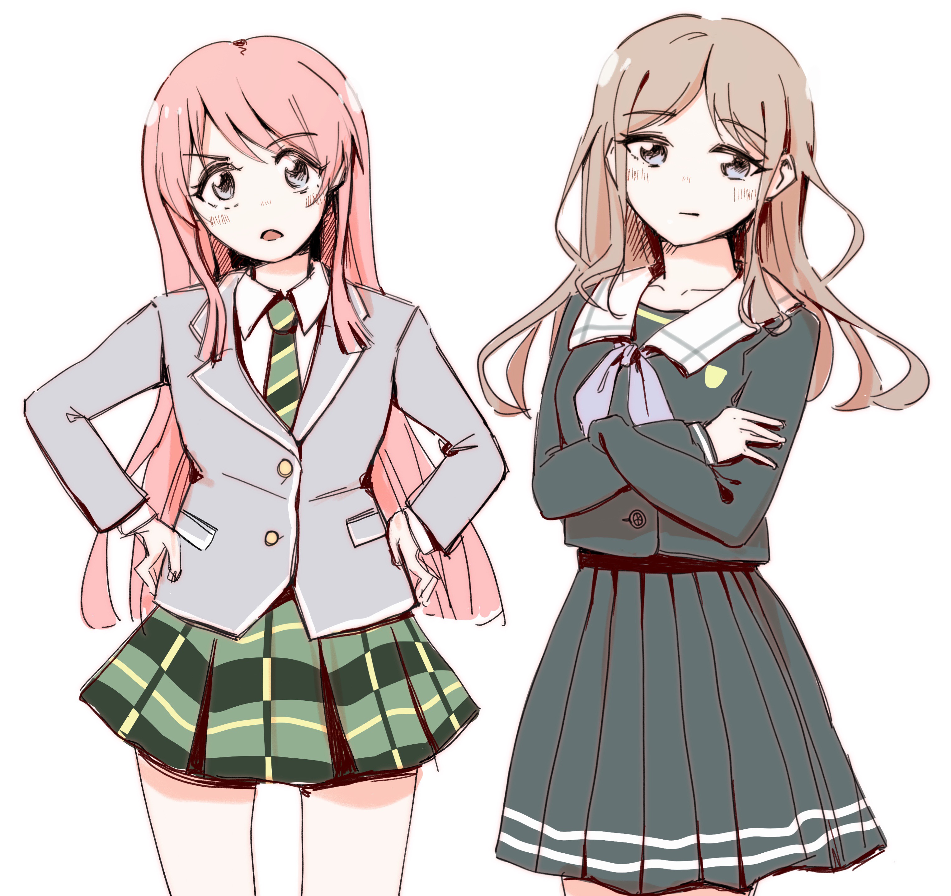 Safebooru - 2girls absurdres bang dream! bang dream! it's mygo!!!!! blazer blue serafuku blue ...