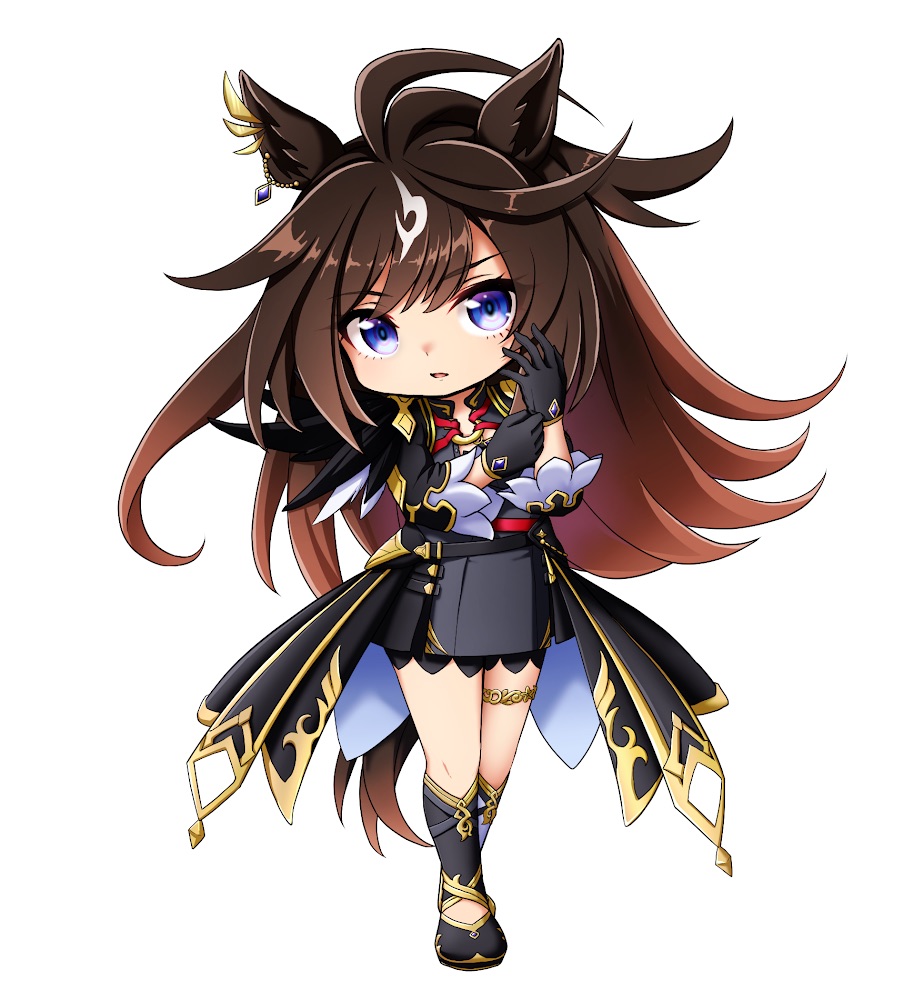 Safebooru - 1girl animal ears asymmetrical footwear black footwear ...