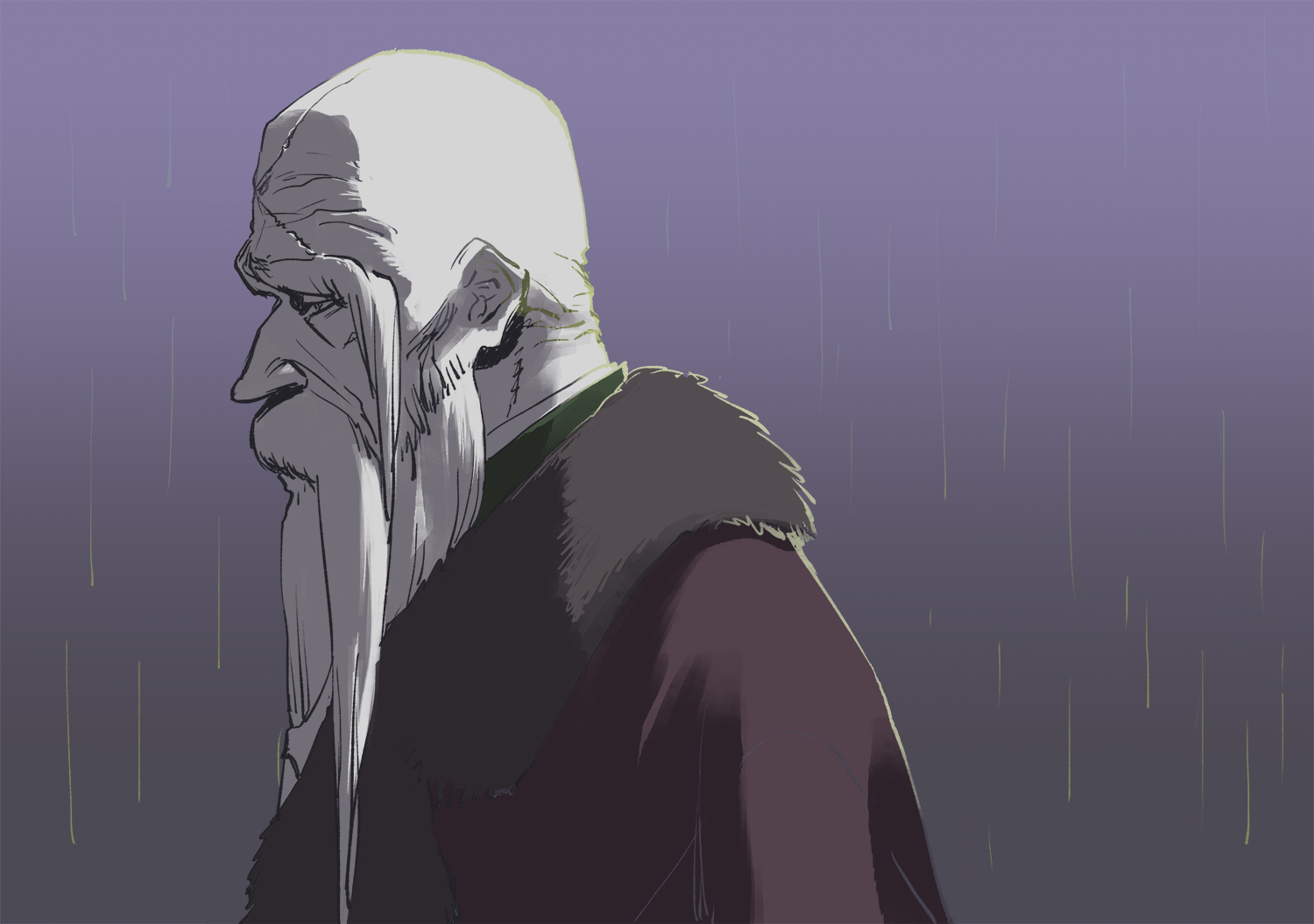 Safebooru - 1boy bald beard bleach bleach: sennen kessen-hen coat ...