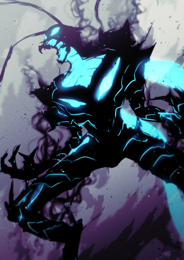 Safebooru - 1other antlers armor aura beru (solo leveling) dark aura ...