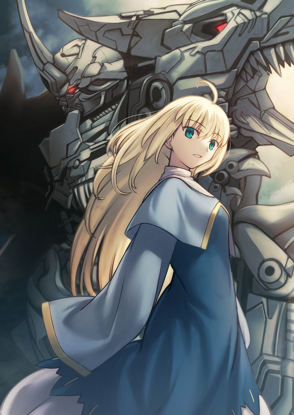 Safebooru - 1boy 1girl ahoge artoria pendragon (fate) autobot blonde ...