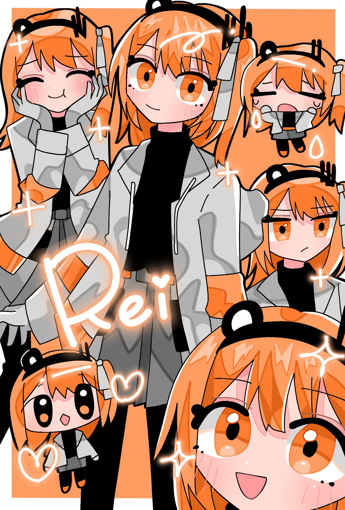 Safebooru - 1girl a.i. voice adachi rei black leggings black shirt ...