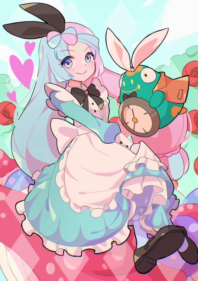 Safebooru - 1girl alice (alice in wonderland) alice (alice in wonderland) (cosplay) animal ears ...