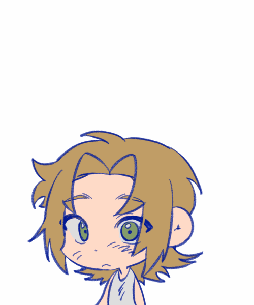 Safebooru - 1boy animated animated gif brown hair chibi chibi only ...