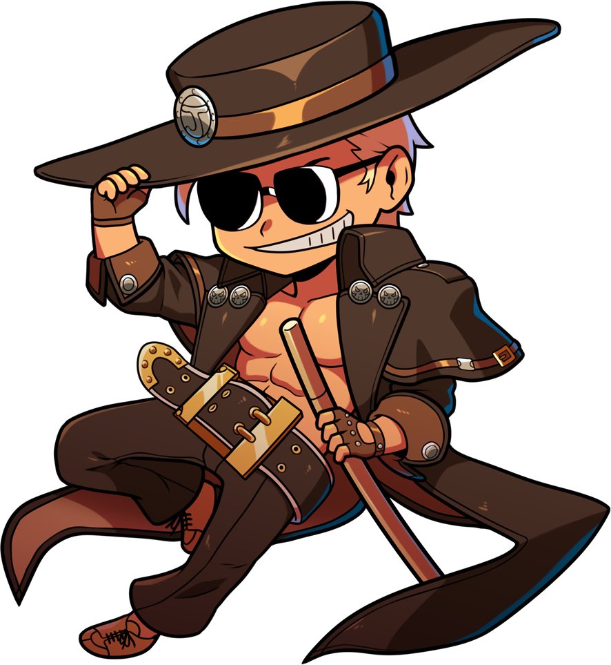 Safebooru - 1boy abs belt buckle black hat black jacket blonde hair brown footwear buckle cowboy ...