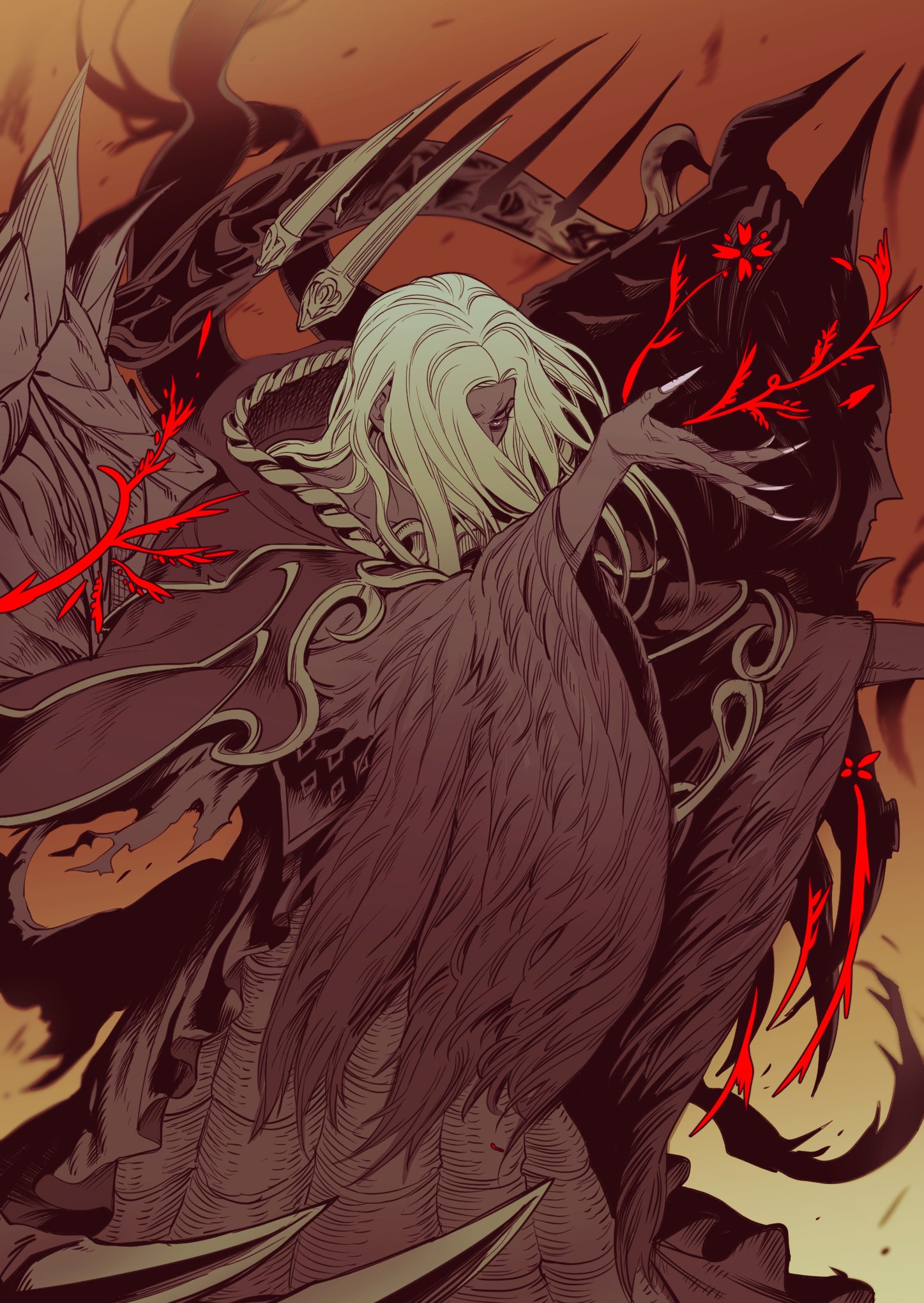 Safebooru - 1boy 5altybitter5 emet-selch final fantasy final fantasy ...