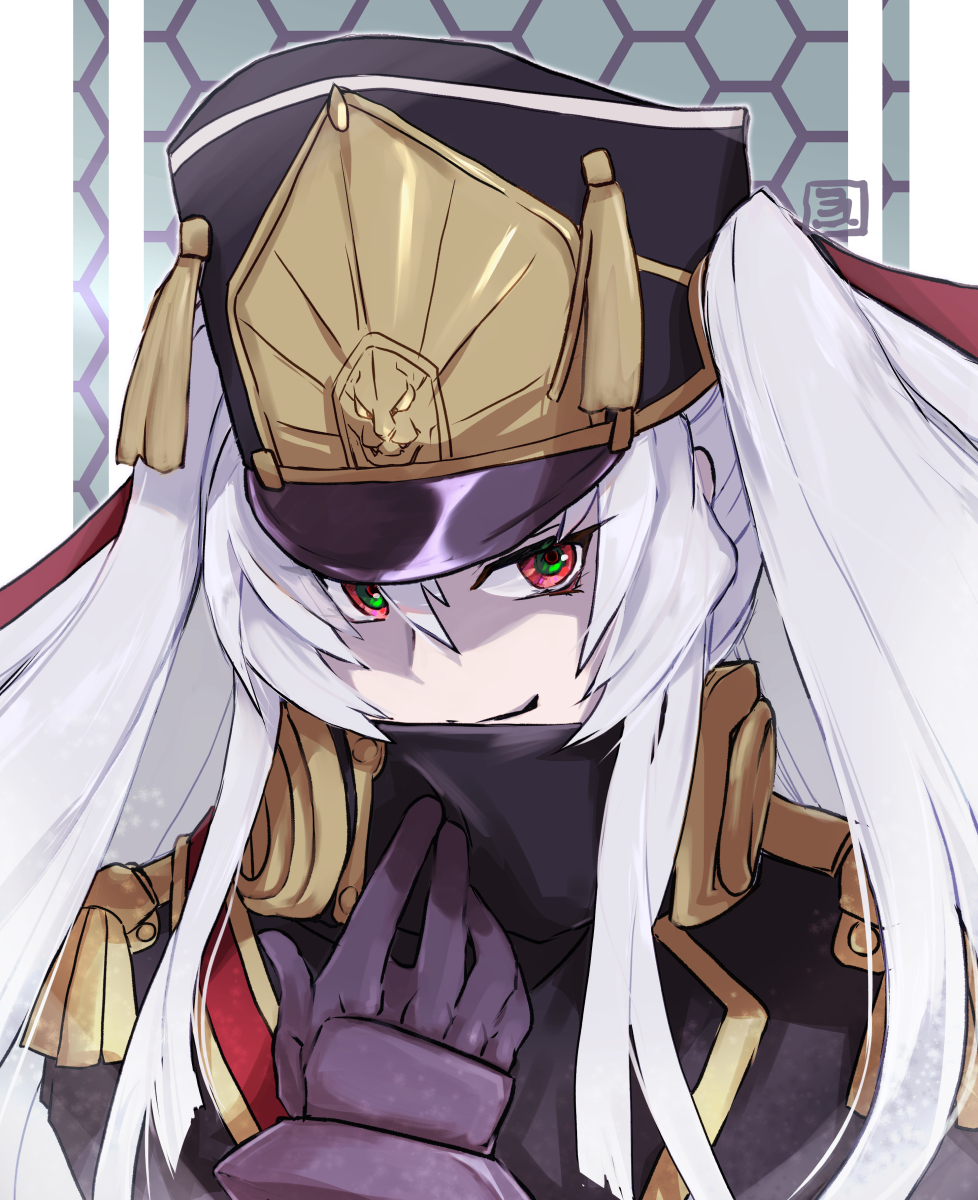 Safebooru - 1girl altair (re:creators) black coat black hat coat ...