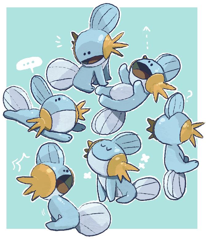 Safebooru - ... ? animal focus arrow (symbol) blue background border closed mouth korean ...