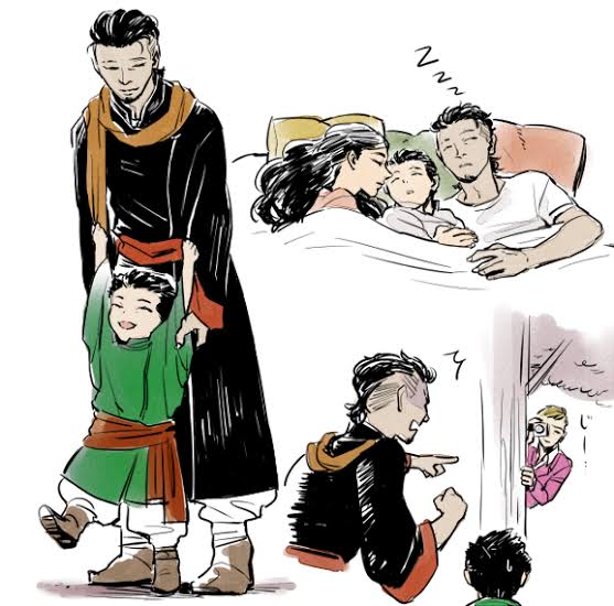 Safebooru - 1girl ajay ghale behind tree child family far cry far cry 4 ...