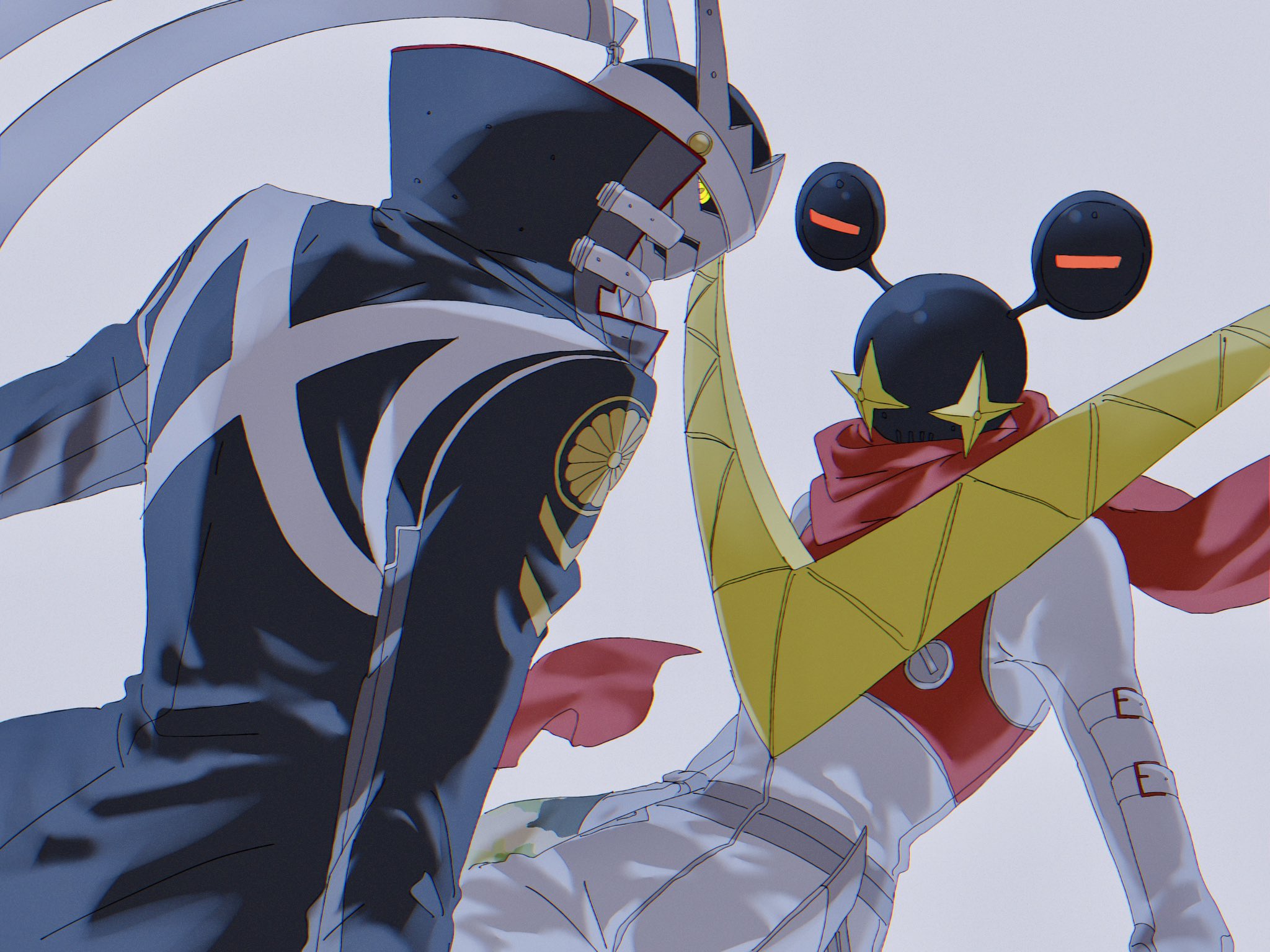 Safebooru - 2others ainame (engel571) arm belt belt black jacket black ...