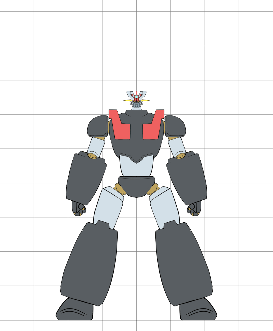 Safebooru - clenched hands full body looking at viewer mazinger (series ...