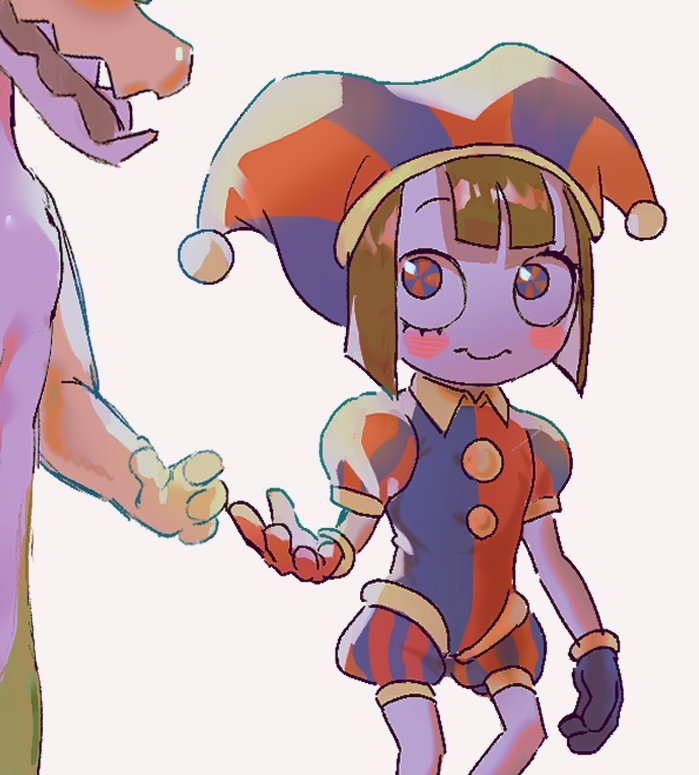 Safebooru - 1boy 1girl artist request crocodile boy dentures gloves ...