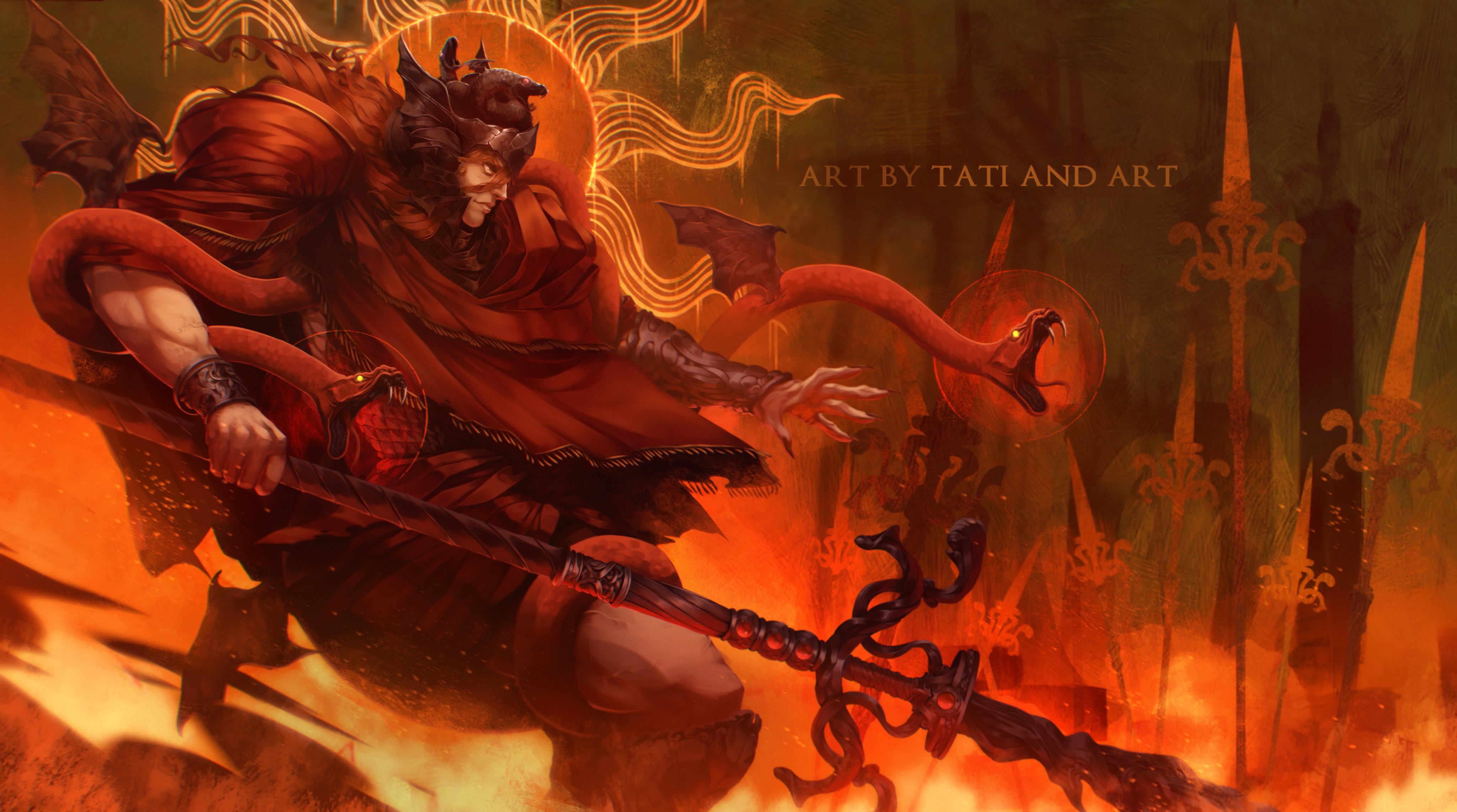 Safebooru - 1boy absurdres armor artist name bat wings commentary elden ...