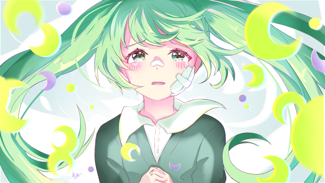 Safebooru - 1girl aoiyui bandaid bandaid on cheek bandaid on face ...