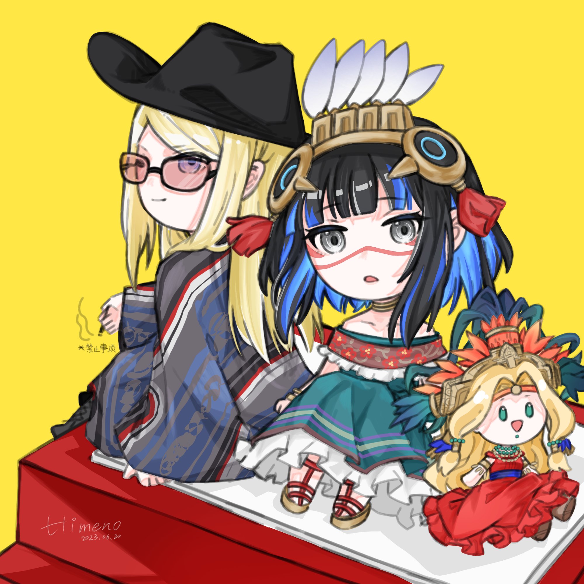 Safebooru - aztec bracer chin piercing eyeliner facepaint fate/grand ...