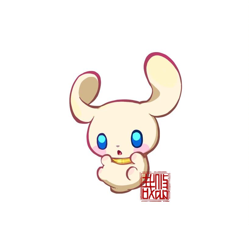 Safebooru - artist logo blush stickers body fur brown fur chibi digimon ...