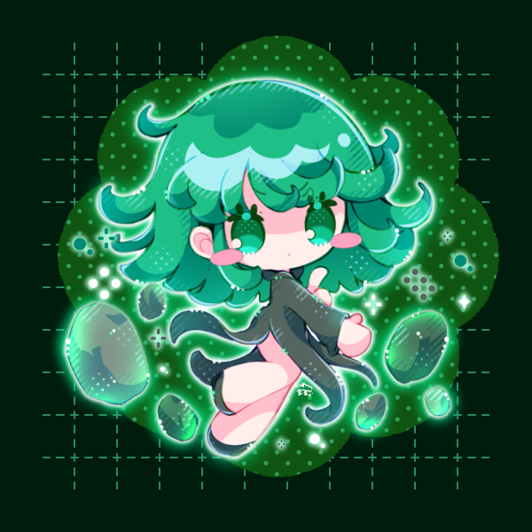 Safebooru - 1girl black background blush stickers chibi chibi only ...