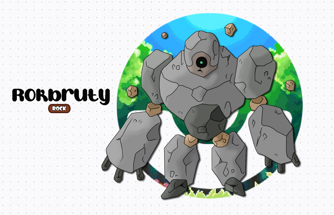 Safebooru - fakemon fakemon (creature) golem jhonnyboyarts monster ...