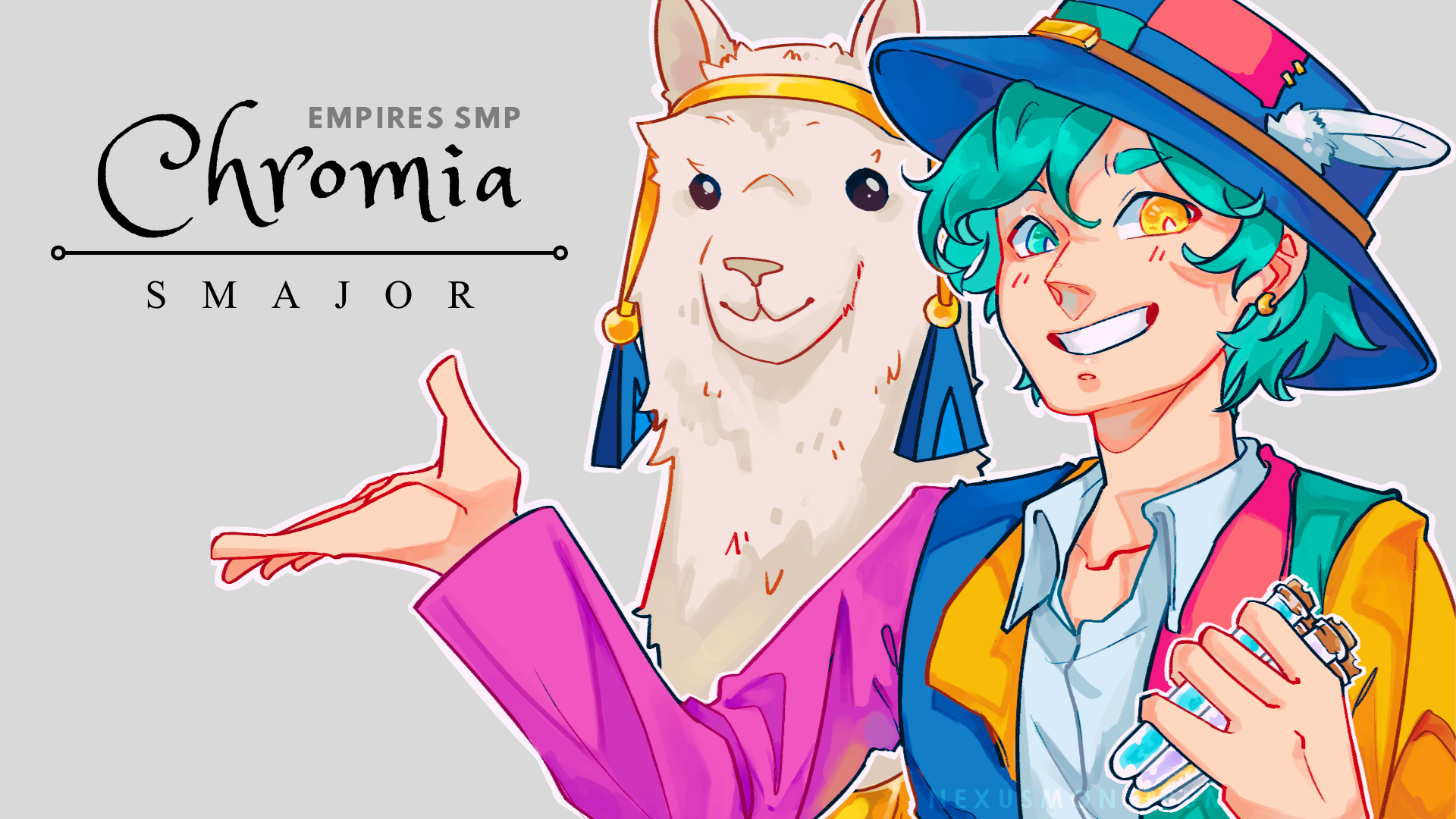 Safebooru - 1boy animal aqua eyes aqua hair blush character name ...