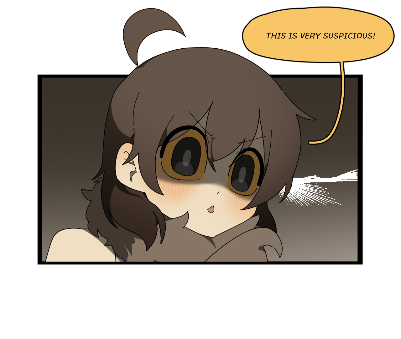 Safebooru - 1boy 1girl ahoge bare shoulders black eyes black hair blush brown feathers brown ...