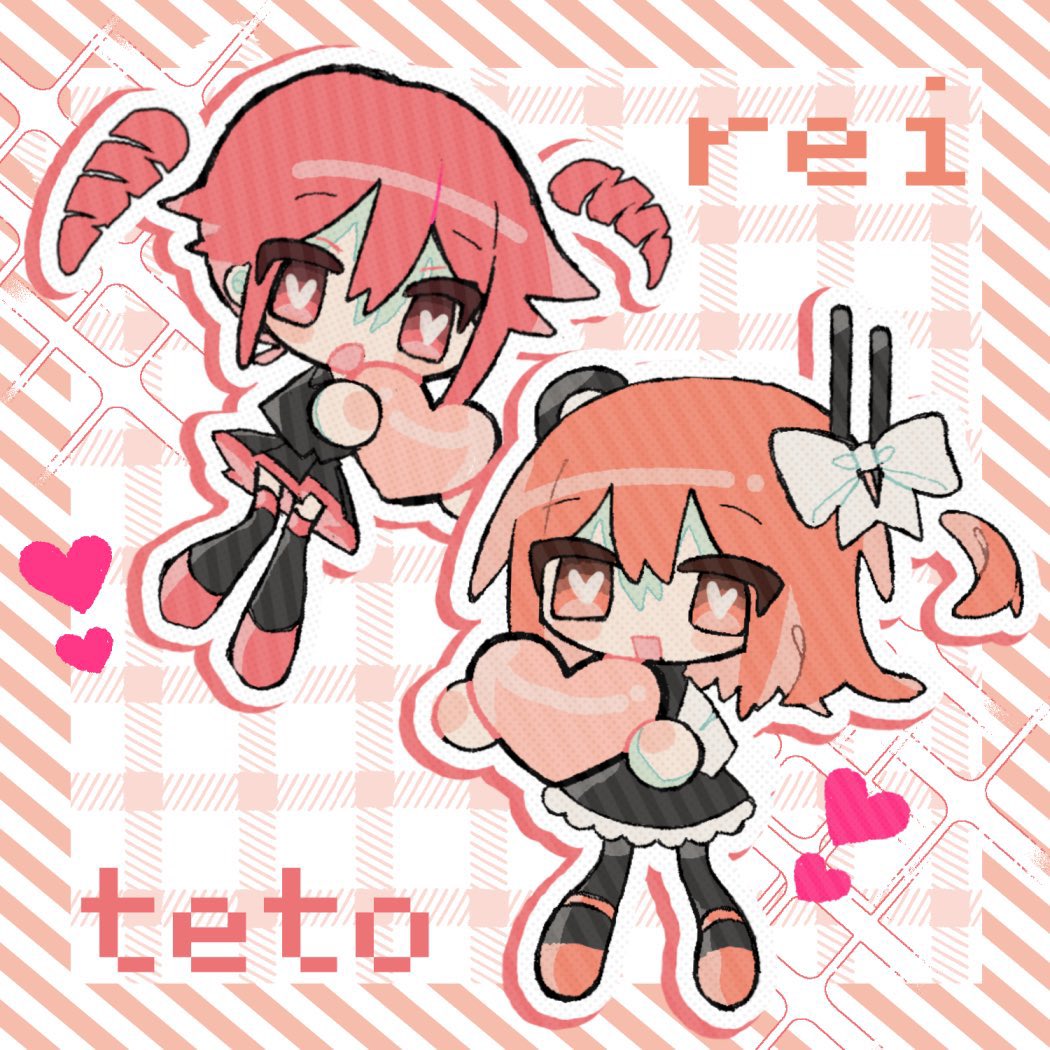 Safebooru - 2girls a.i. voice adachi rei black skirt bow character name ...