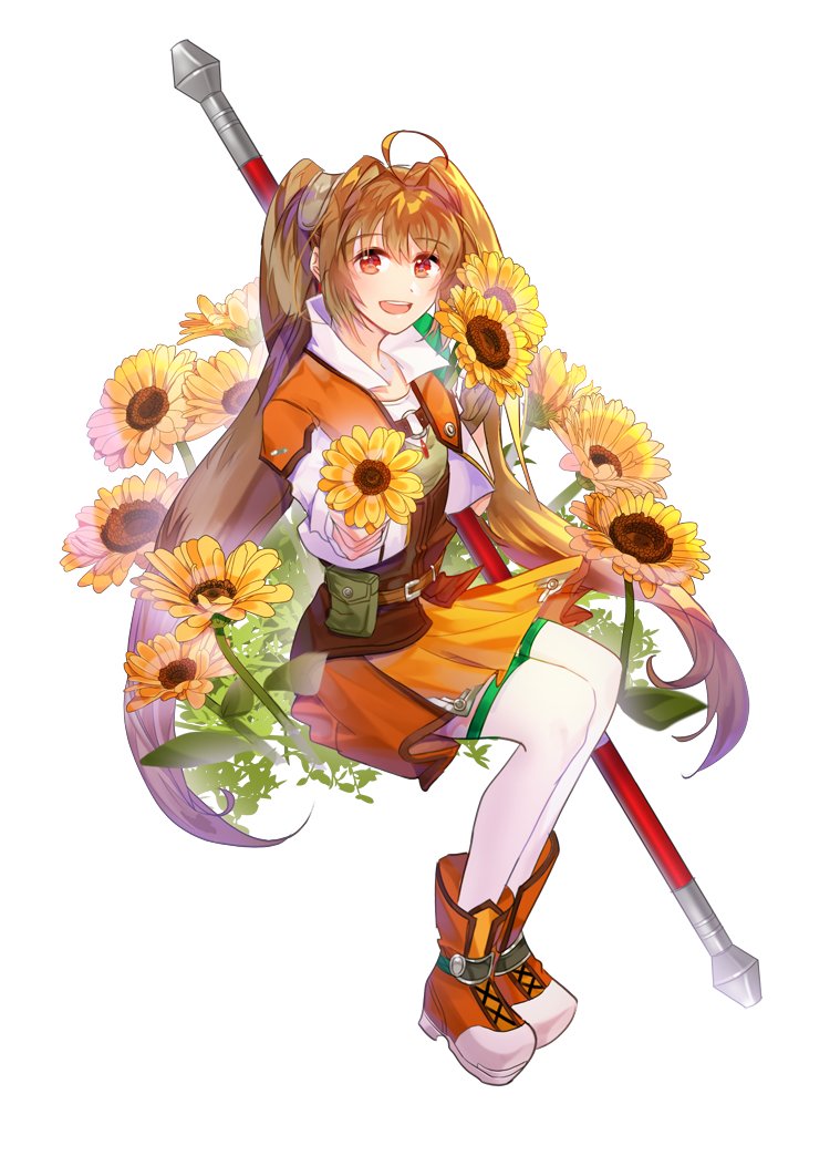 Safebooru - 1girl ahoge antenna hair boots brown hair carrot gaimee cropped jacket double-parted ...