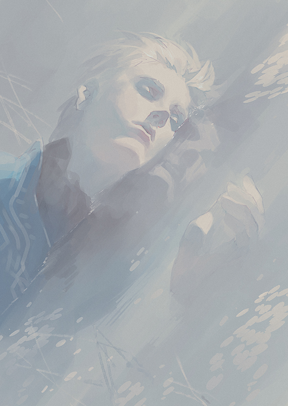 Safebooru - 1boy blue coat closed eyes closed mouth coat devil may cry ...