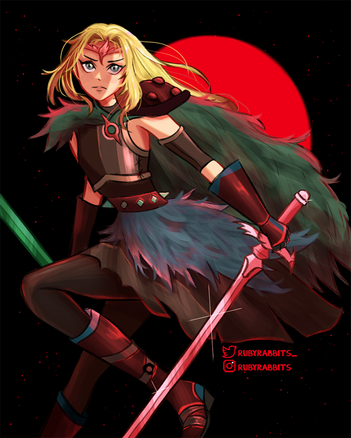 Safebooru - 1girl amphibia armor artist name blonde hair blue eyes ...