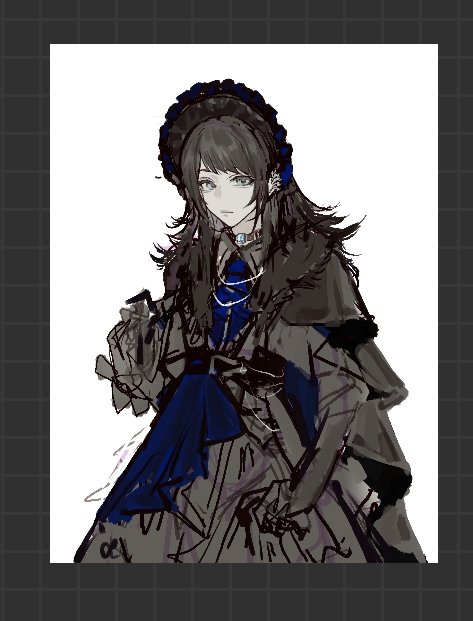 Safebooru - 1girl art program in frame bang dream! bang dream! it's mygo!!!!! black choker black ...