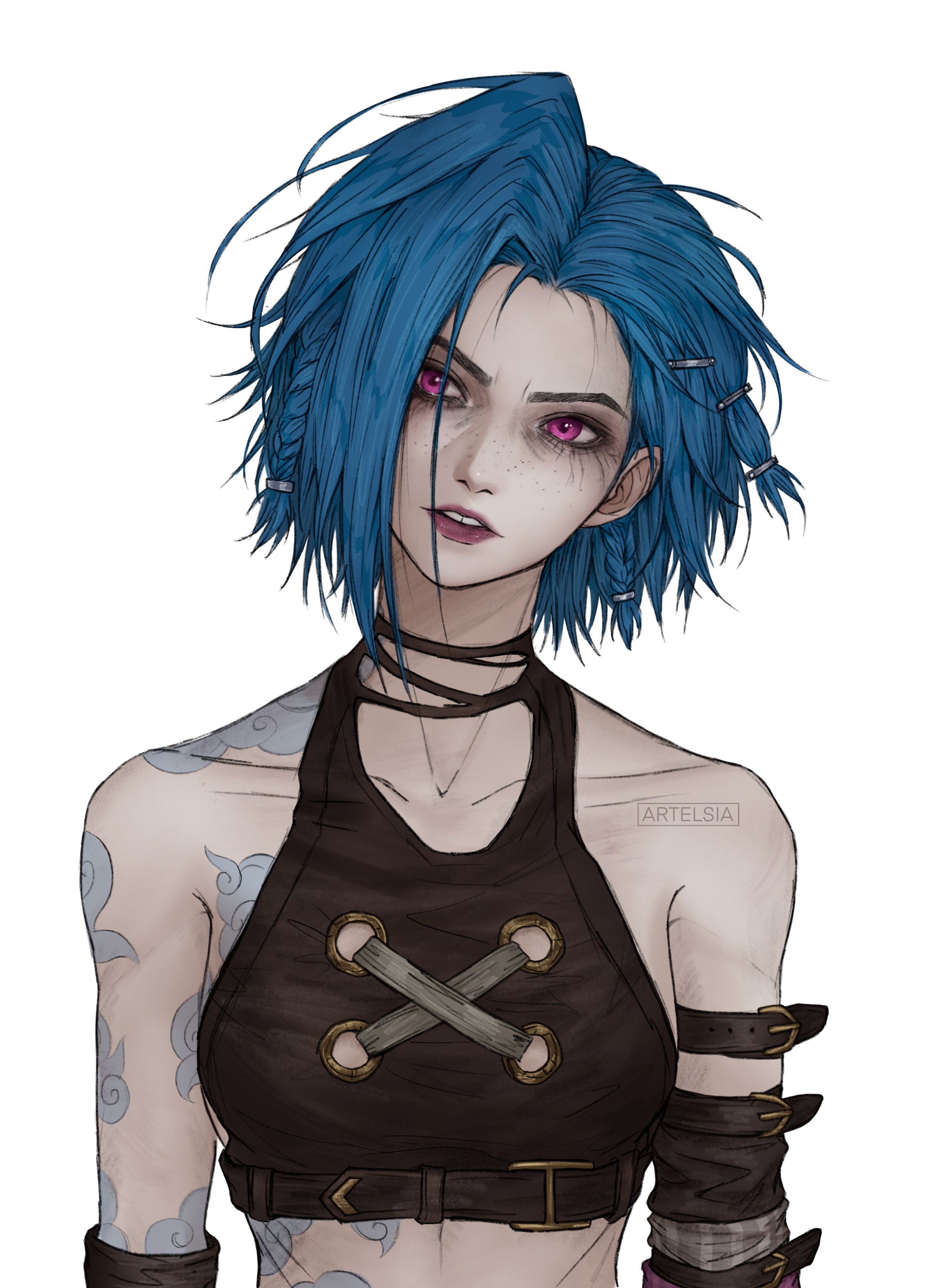 Safebooru - 1girl absurdres alternate hair length alternate hairstyle arcane: league of legends ...