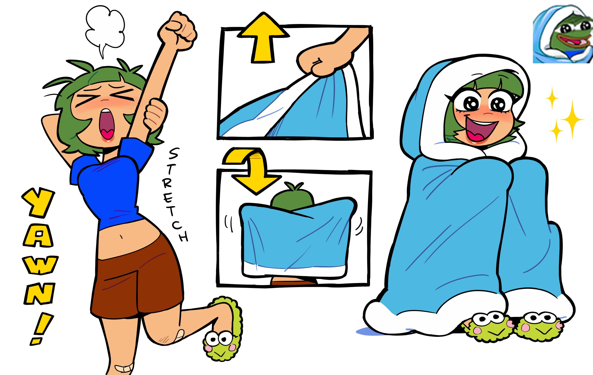 Safebooru 1girl Bandaid Blanket Blue Shirt Closed Eyes Female 5962