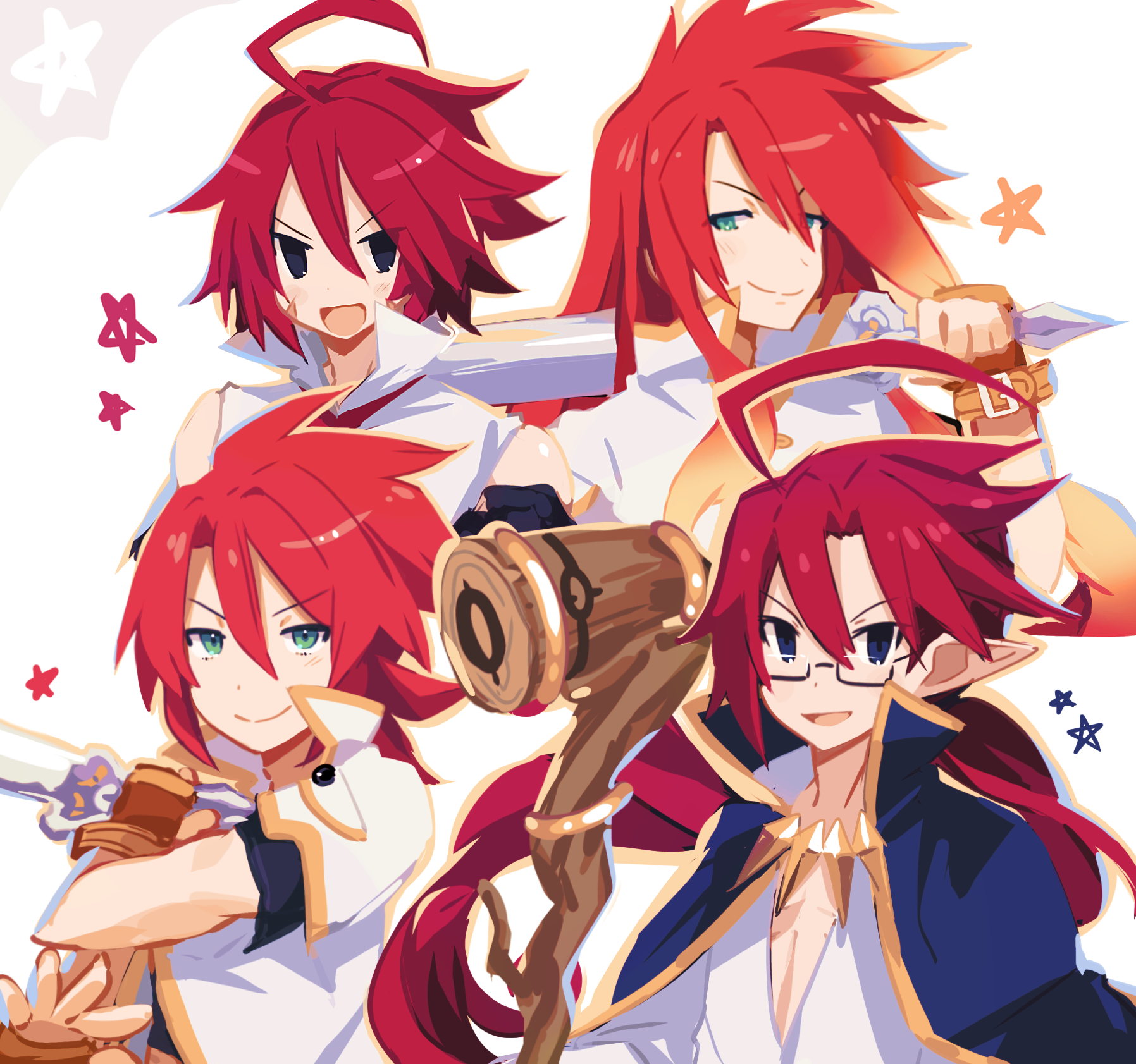 Safebooru - 2boys adell (disgaea) ahoge blue eyes demon boy disgaea ...