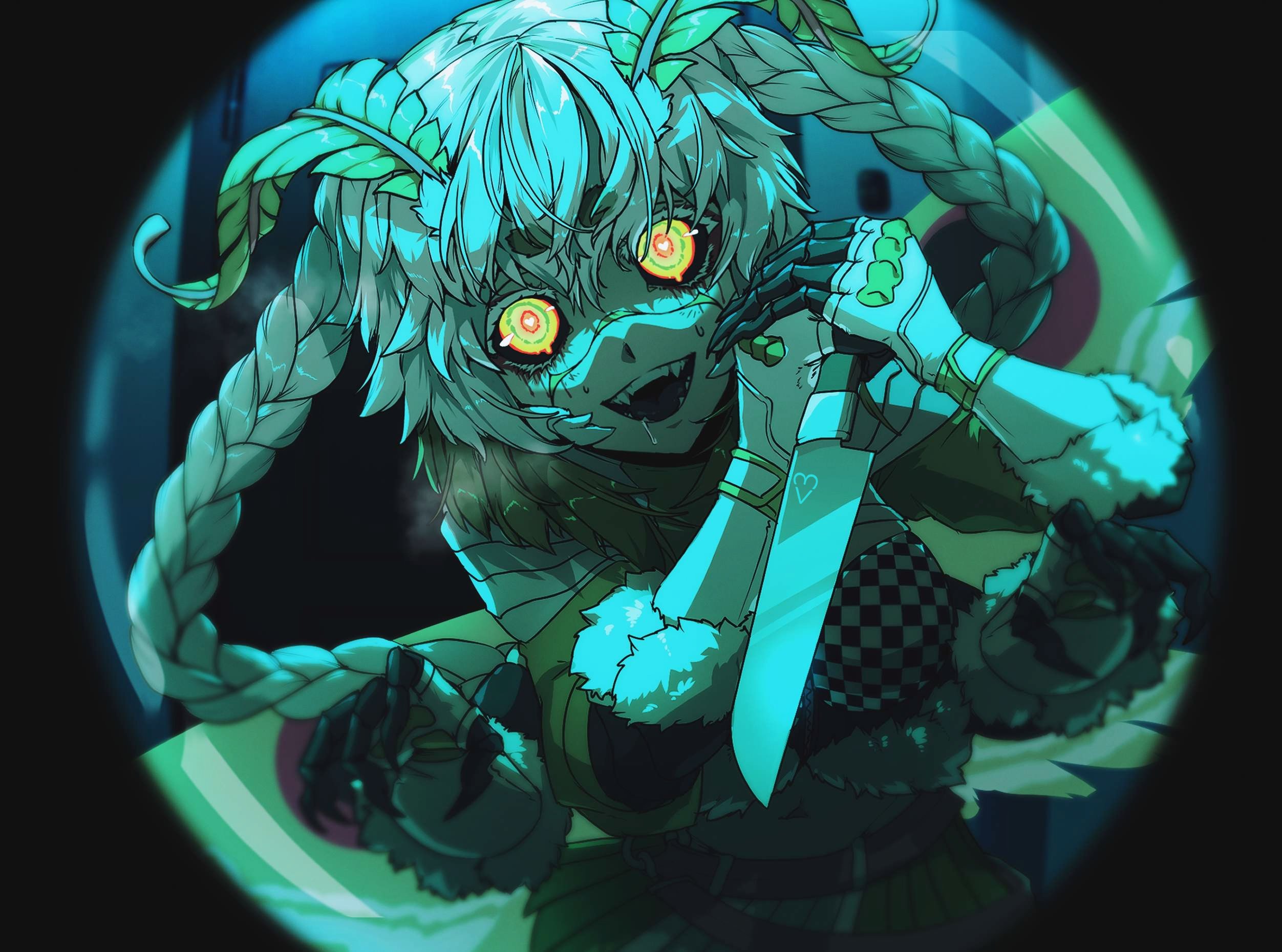 Safebooru - 1girl arthropod girl black sclera bra breasts chitin ...