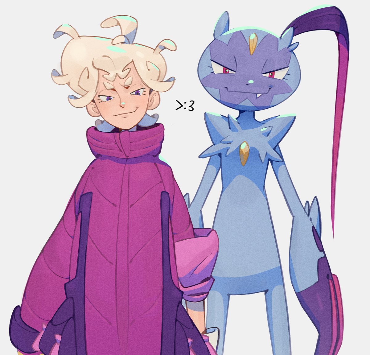 Safebooru - 1boy ahoge bede (pokemon) blonde hair closed mouth coat ...