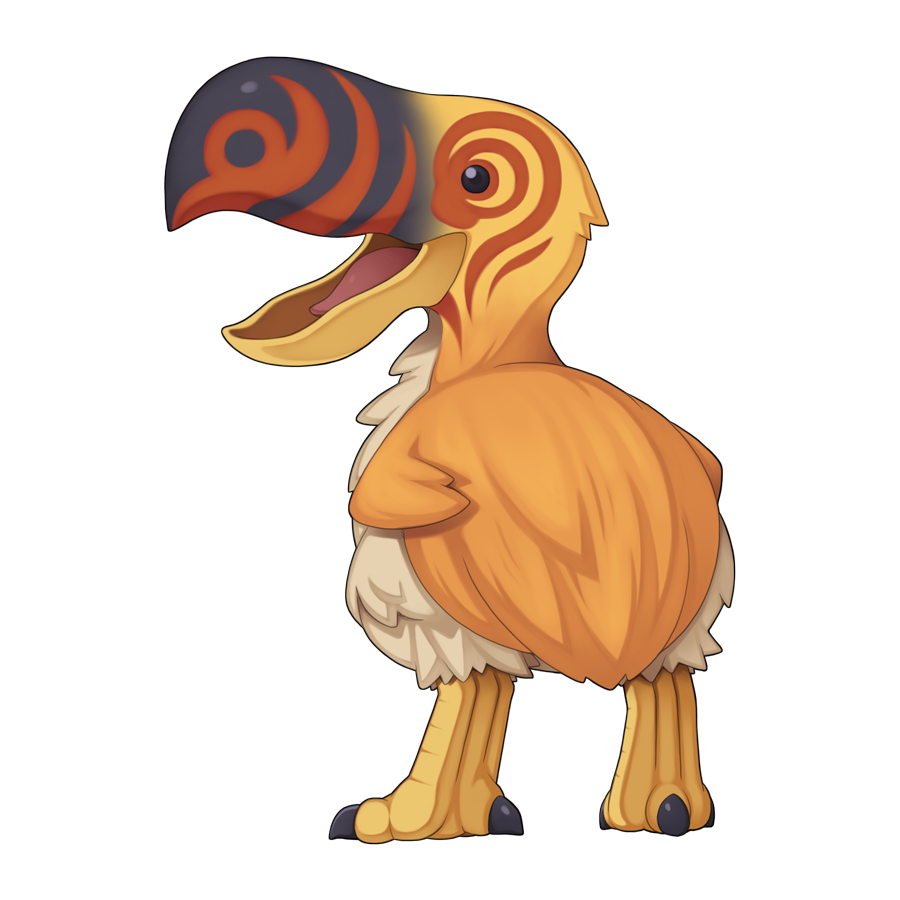 Safebooru - bird chibi chibi only full body looking afar no humans ...