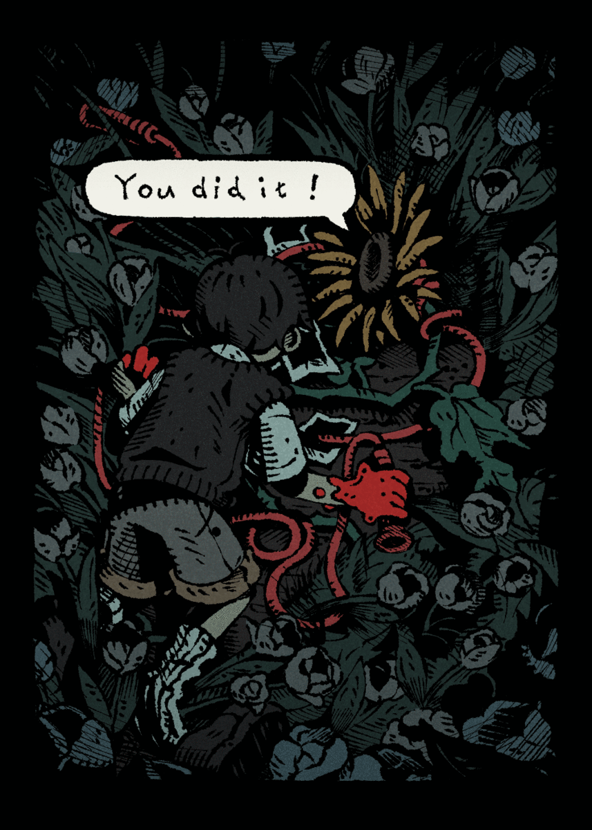 Safebooru - 1boy 9twoeight animated animated gif black hair black ...