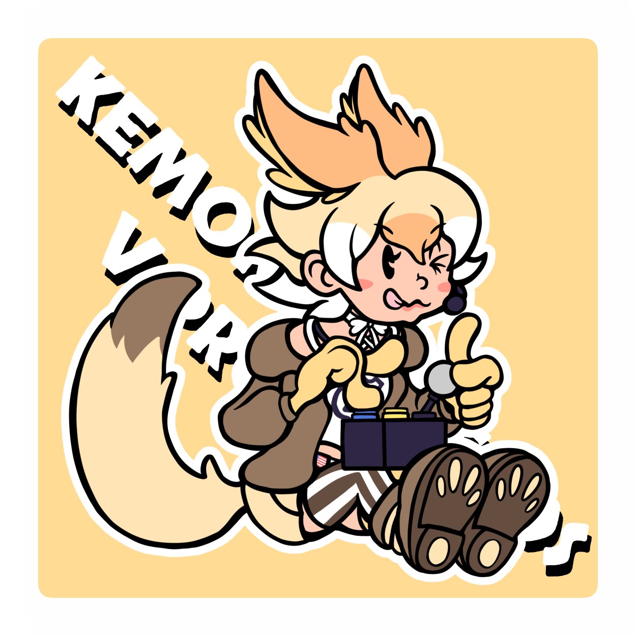 Safebooru - 1girl animal ears blonde hair camisole controller coyote ...